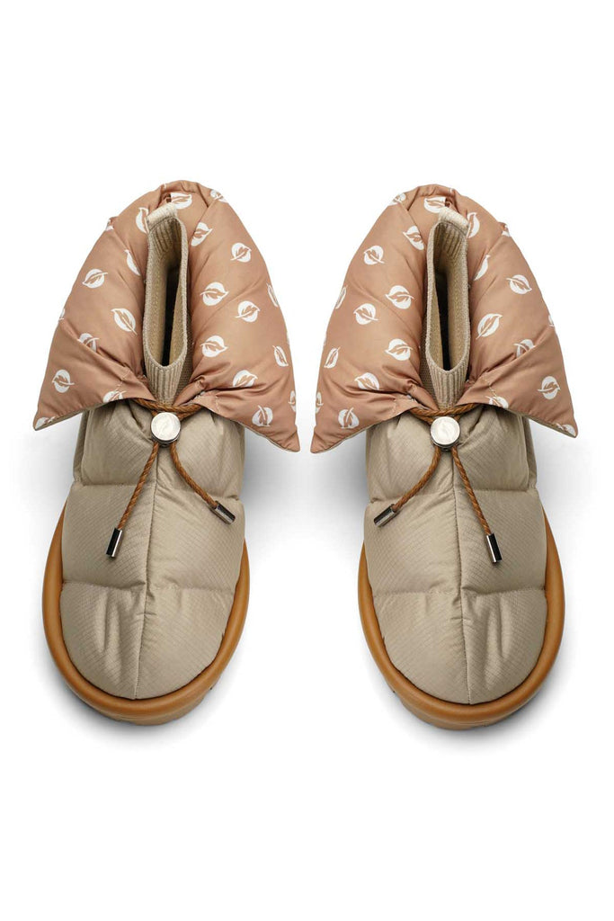 Classic Sand Beige Pillow Boot – MyFlufie