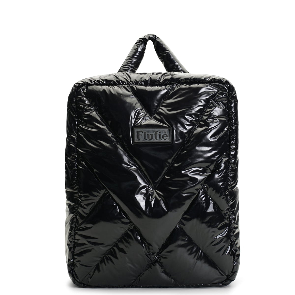 Backpack Jet Black Shiny – MyFlufié
